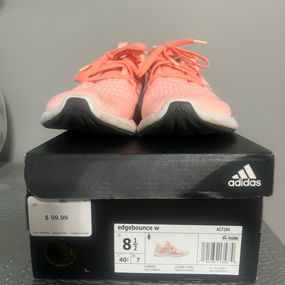 adidas | Shoes | Adidas Edgebounce Womens Running Shoes Peach | Poshmark